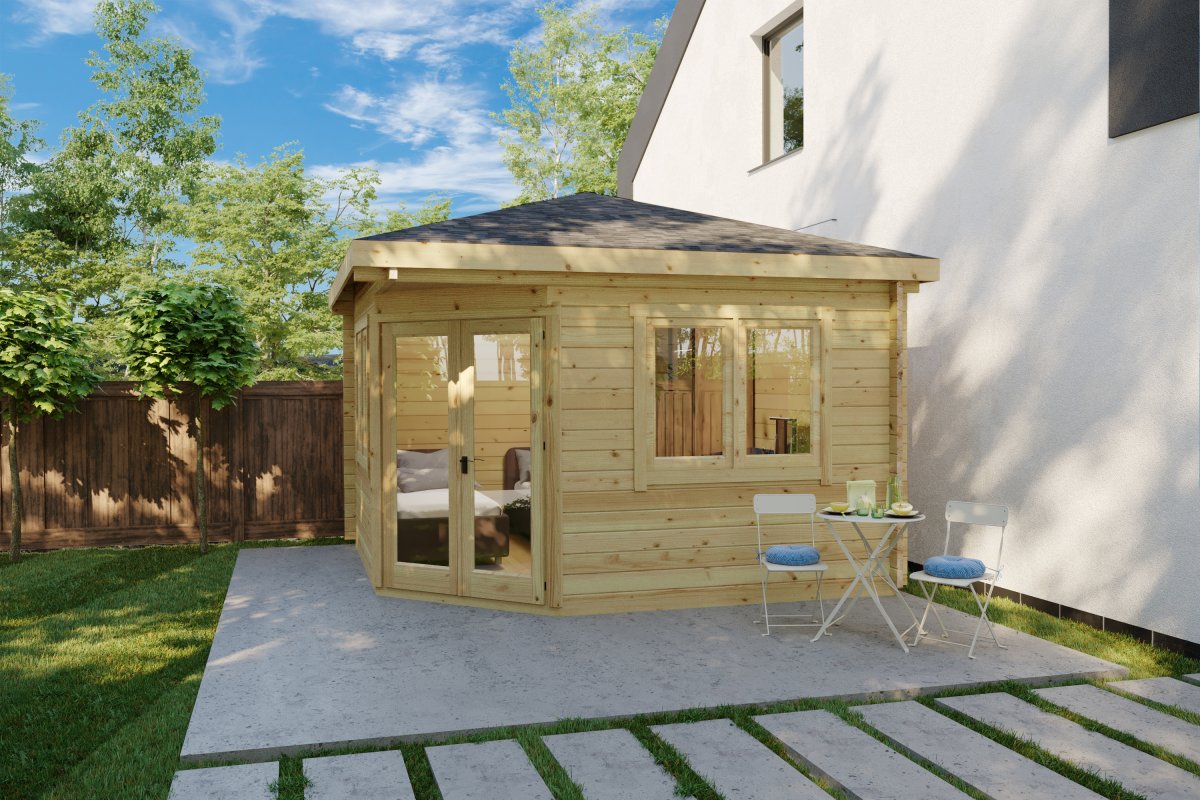 Corner summer house "Fargo A" - Summerhouse24 Ireland
