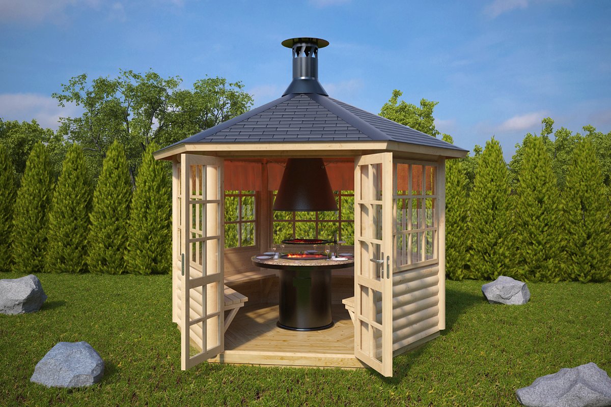 Finnish BBQ Grill cabin "Seattle" - Summerhouse24 Ireland