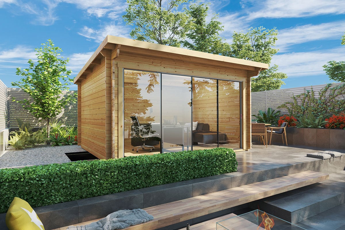 Modern garden room "Trinity" - Summerhouse24 Ireland