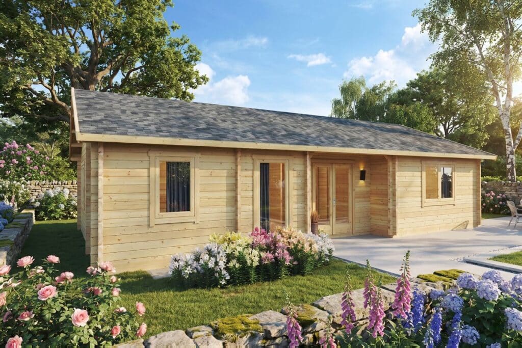 Large 2 bedroom log cabin "Dune" - Summerhouse24 Ireland