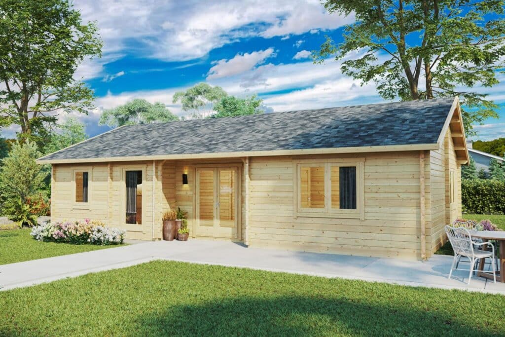 Large 2 bedroom log cabin "Dune" - Summerhouse24 Ireland