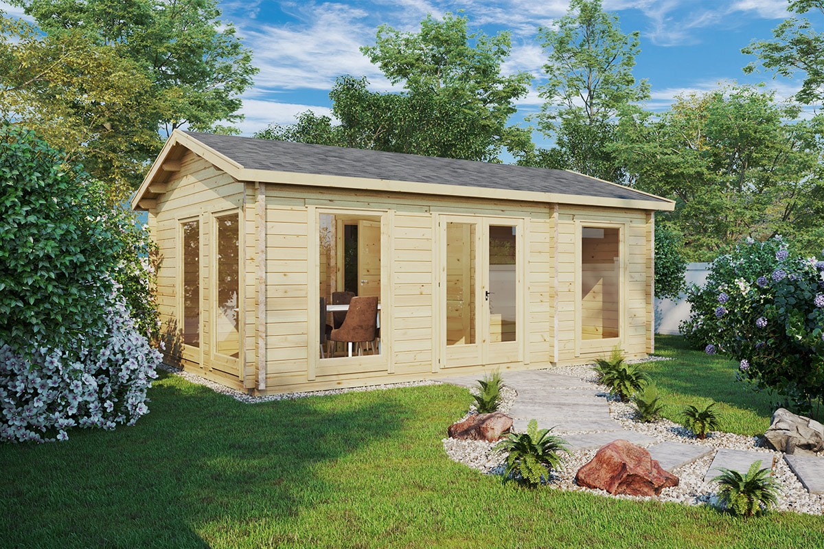 1 bedroom log cabin "Sweden C" - Summerhouse24 Ireland