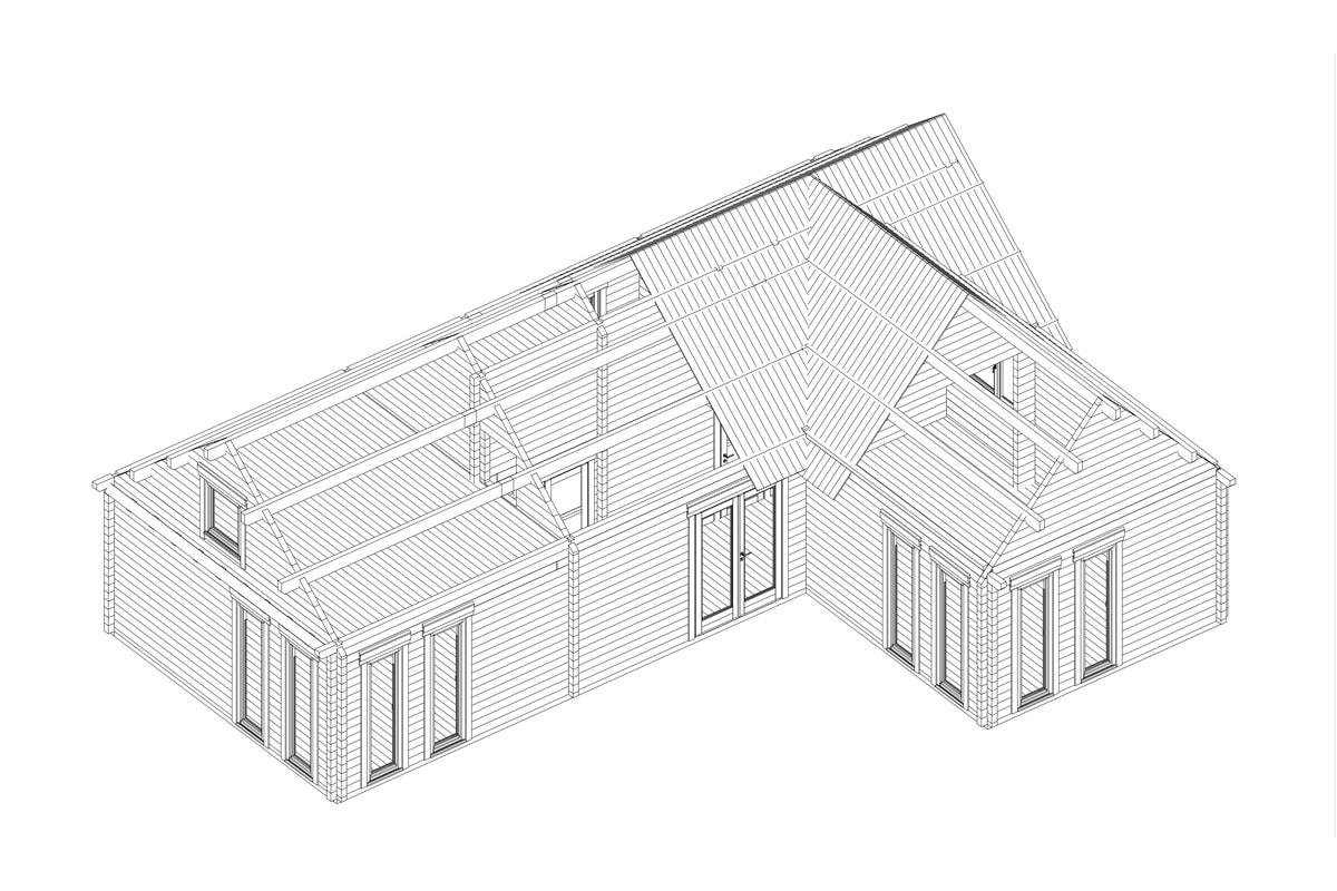 2 bedroom log cabin with sleeping loft "Holiday Max 1" - Summerhouse24 ...
